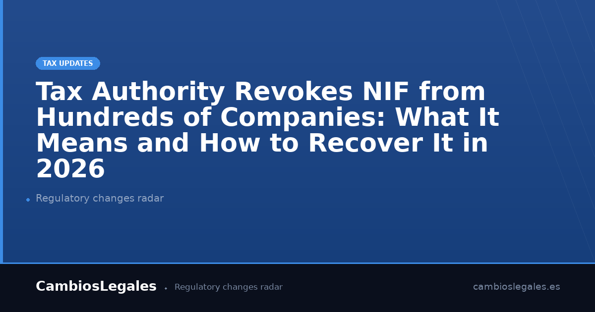 NIF revocation companies 2026: what it means and how to act ...